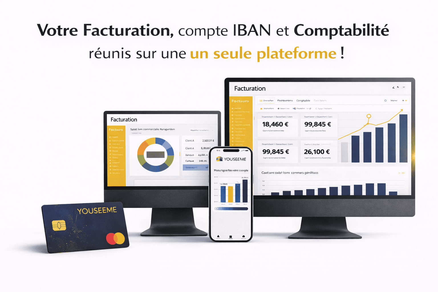 Le compte Iban pro avec Mastercard - Youseeme